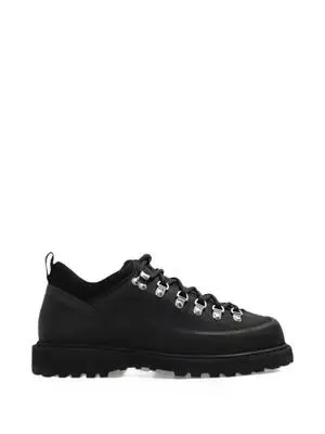 Diemme Roccia Basso Round-toe Low-top Sneakers - Black