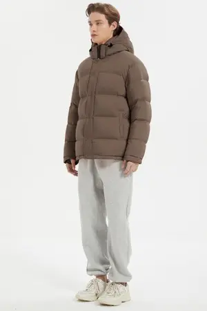 OROLAY Puff-o® Down Puffer Jacket - Coffee