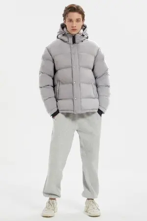 OROLAY Puff-o® Down Puffer Jacket - Gray