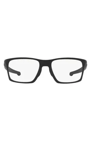 Oakley 55mm Square Optical Glasses - Black