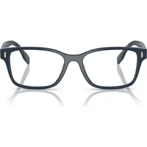 Tory Burch 49mm Rectangle Optical Glasses - Blue
