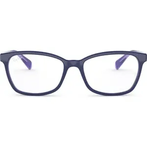 Ray-ban 54mm Butterfly Optical Glasses - Blue