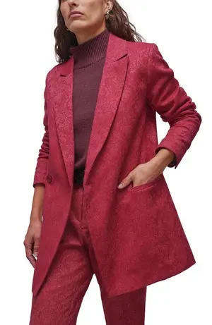 WILFANG The Empower Jacquard Double Breasted Blazer