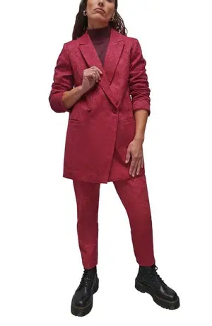 WILFANG The Empower Jacquard Double Breasted Blazer