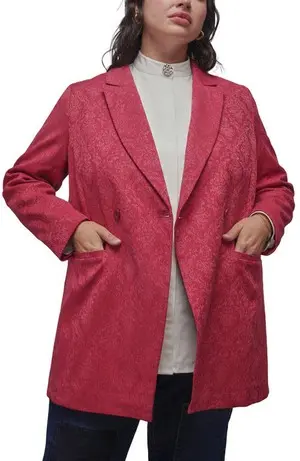 WILFANG The Empower Jacquard Double Breasted Blazer