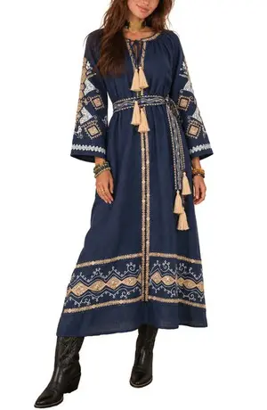 Calypso St. Barth Elysee Dress - Navy