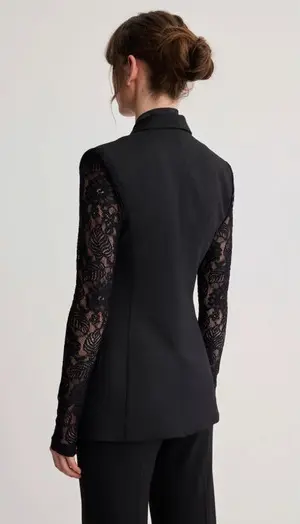 Smythe Lace Sleeve Not A Db Blazer