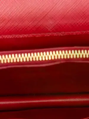 Prada 2013-2026 Saffiano Wallet On Chain Crossbody Bag