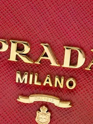 Prada 2013-2026 Saffiano Wallet On Chain Crossbody Bag