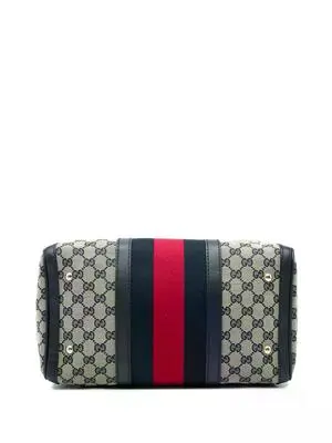 Gucci 2016-2026 Medium Gg Canvas Web Joy Boston Bag Satchel