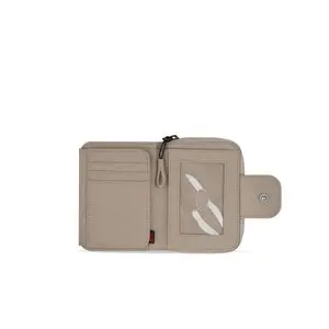SHERPANI Barcelona Small Bifold Zipper Wallet - Dune