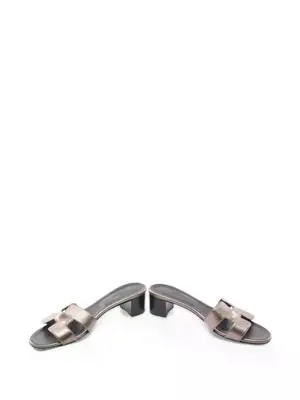 Hermès 2000s Oasis Sandals - Silver