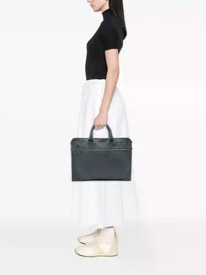 Bottega Veneta 2012-2026 Nappa Intrecciato Business Bag - Grey