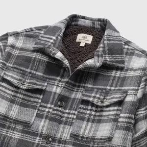 SURFSIDE SUPPLY CO. Skip Plaid Shirt Jacket