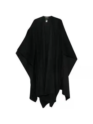 Loro Piana Maria Draped Cape - Black
