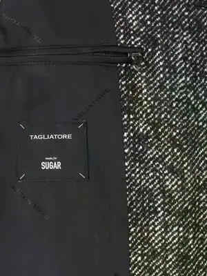 Tagliatore Lyod Tweed-effect Notched-lapels Coat