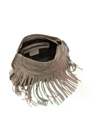 MARC ELLIS Dakota M Fringe-trim Leather Shoulder Bag