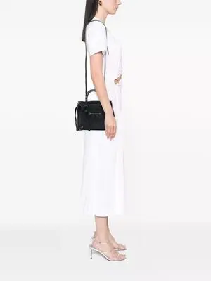 Balenciaga 2014 Mini Leather Papier A4 Zip Around Tote Satchel - Black