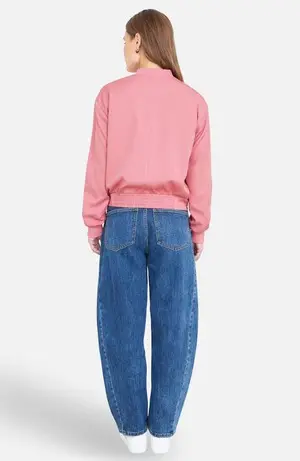 YUMI Relaxed Lightweight Bomber Jacket