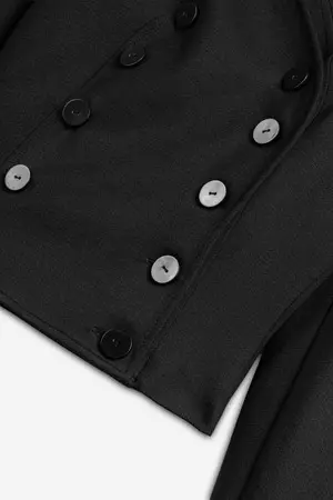 NOCTURNE Double Breasted V Neck Jacket