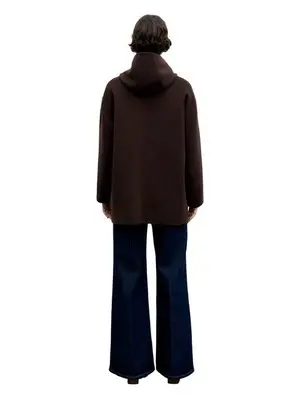Gerard Darel Alva Double-faced Wool Hooded Coat