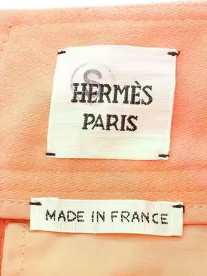 Hermès 2010s Sellier Button Trousers