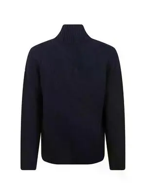 Moncler Zip-up Ribbed-knit Sweater