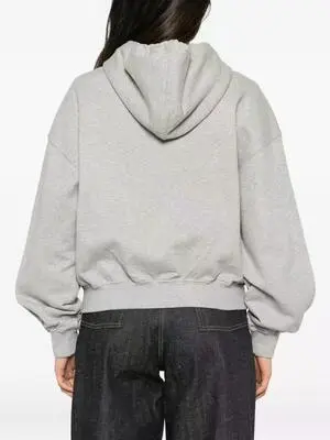 LOW CLASSIC Logo-print Zip-up Hoodie