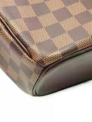 LOUIS VUITTON 2002 Saria Horizontal Damier Ebène Tote Bag