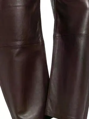 LOIS Leather Wide-leg Trousers
