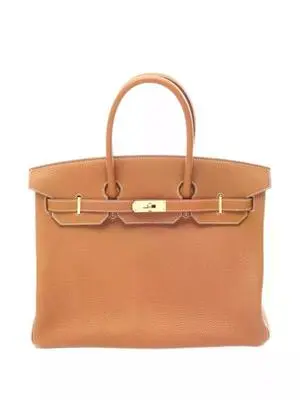 Hermès 2024 35 Birkin Togo Tote Bag - Brown