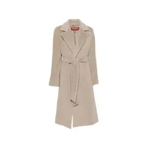 Max Mara Neutrals Coats Single Breasted Coats - Multicolor