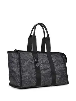 Etro Large Arnica Travel Bag With Paisley Print