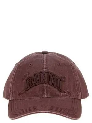 GANNI Vintage Logo Hat - Multicolor