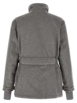 Brunello Cucinelli Grey 'mountain' Saharan