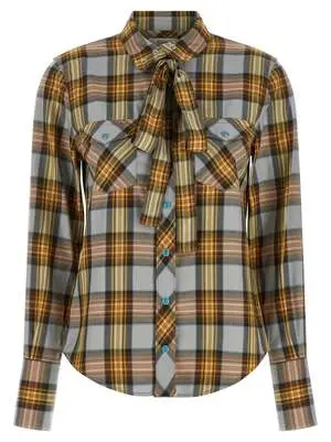 Chloé Lavaglière Checked Shirt - Multicolor