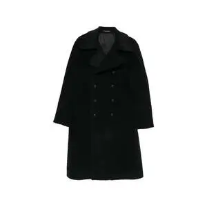 Tagliatore Coats Double Breasted Coats - Black
