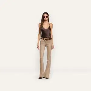 L'AGENCE Lexi Silk Camisole - Dark Espresso