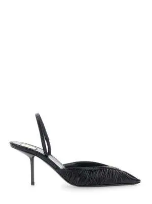 Saint Laurent Folie 75 Slingback Pump Embossed Python - Multicolor