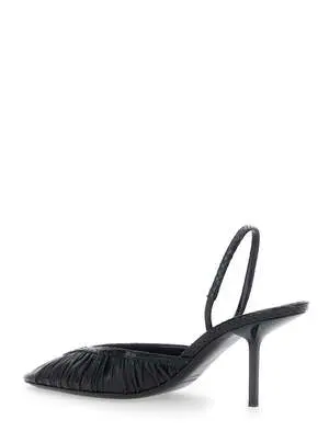 Saint Laurent Folie 75 Slingback Pump Embossed Python - Multicolor