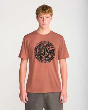 Volcom Core Stone Short Sleeve Tee - Rust
