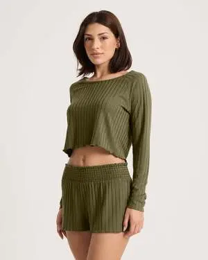 Volcom Sun Lounge Pull Over Long Sleeve Shirt
