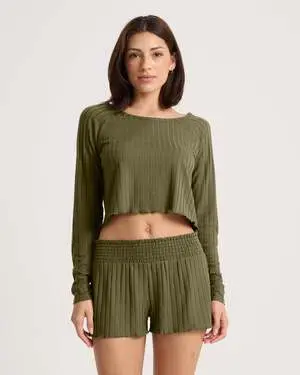 Volcom Sun Lounge Pull Over Long Sleeve Shirt