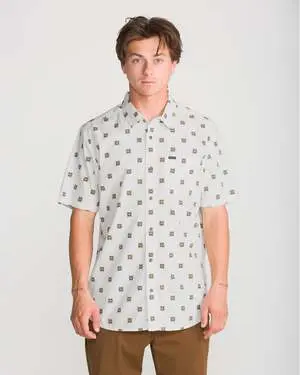 Volcom Scaler Stone Short Sleeve Shirt - Off White