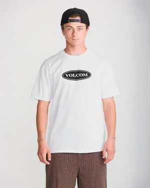Volcom Remastered Stone Short Sleeve Tee - White