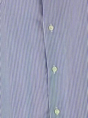 GUY ROVER Striped-pattern Cotton Shirt