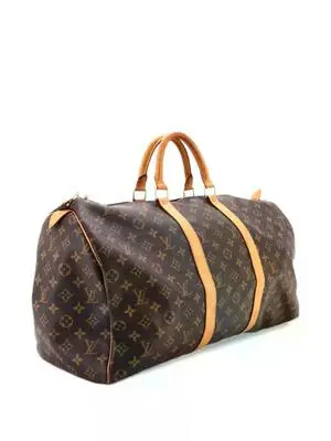 LOUIS VUITTON Keepall Bag Monogram Canvas 50 Travel Bag