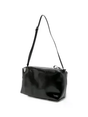 LOW CLASSIC Glossy-finish Shoulder Bag