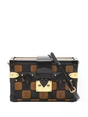 LOUIS VUITTON 2019 Petite Malle Monogram Shoulder Bag - Brown