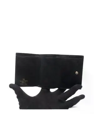Valentino Garavani 2010s Rockstud Trifold Wallet